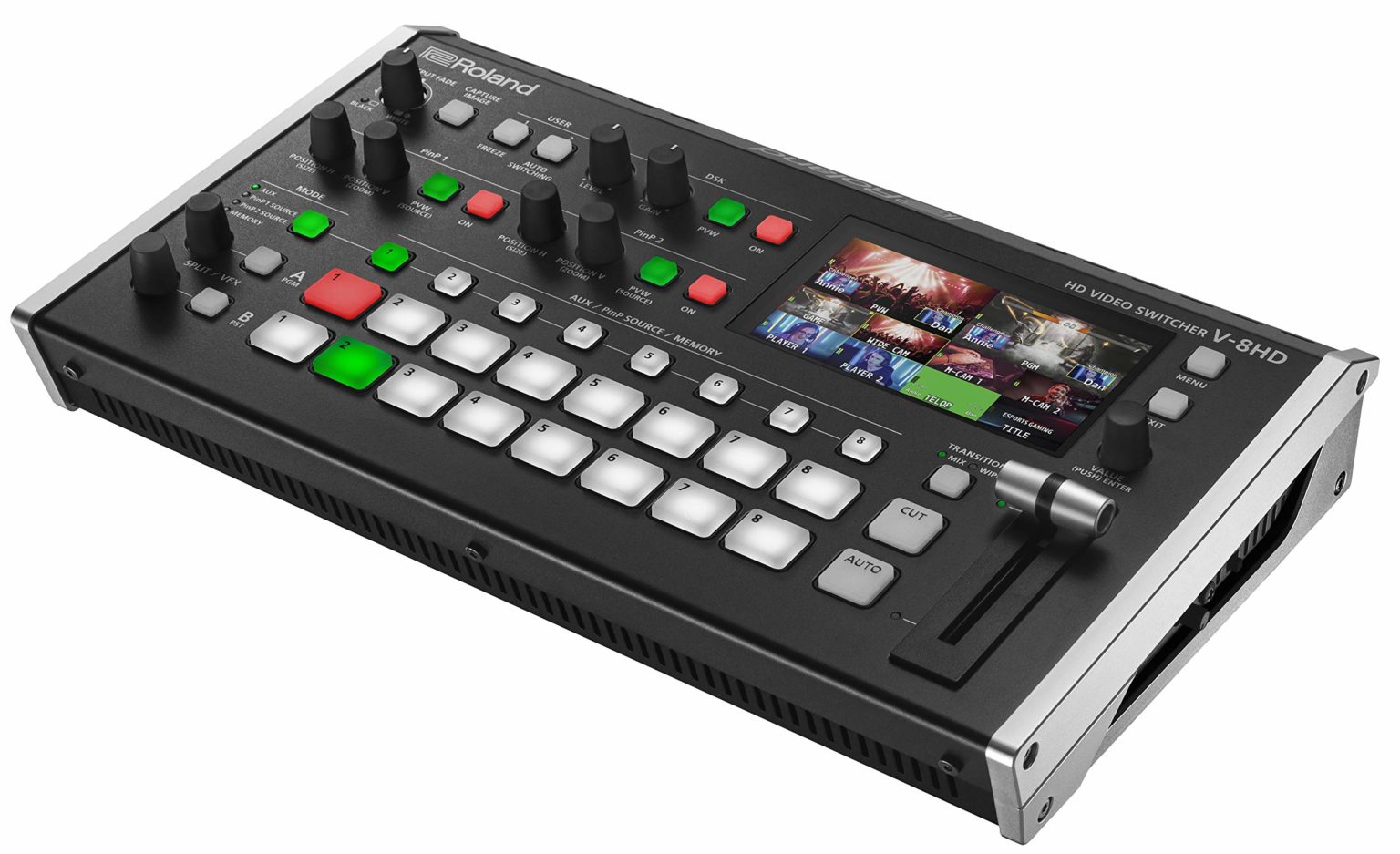 Switcher de vídeo Roland V-8HD - Delta Pro Vídeo